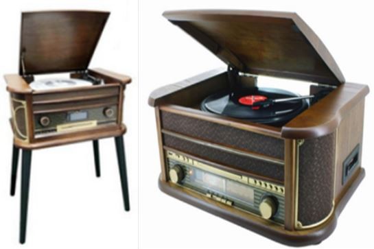 Купить Музыкальный центр на ножках в стиле ретро Antique Classic с ...