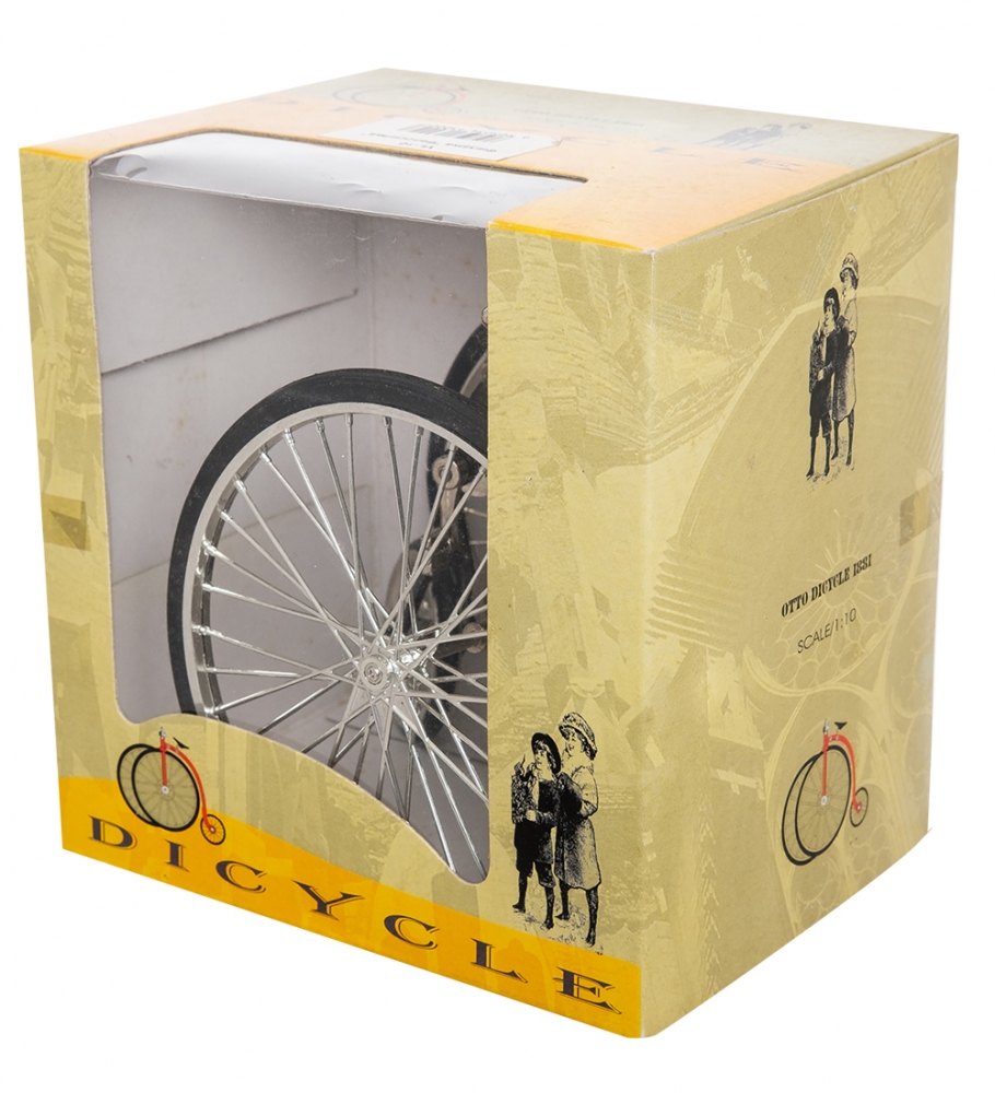 Купить VL-10 Фигурка-модель 1:10 Велосипед «Otto Dicycle 1881» с ...